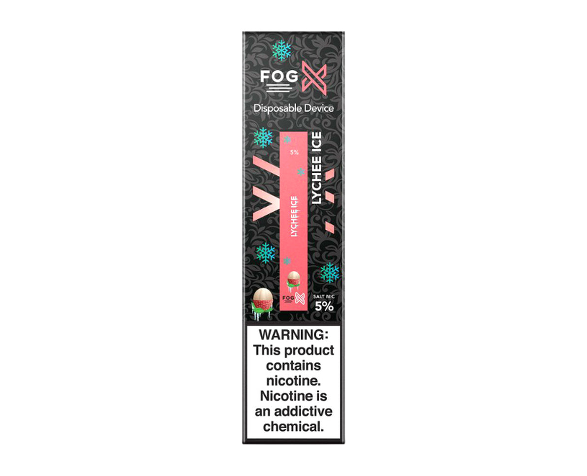 Buy Fog X Vapor Lychee Ice Disposable Device Online | Vape Pod